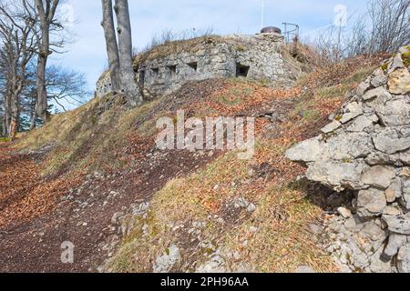 the observation bunker on the "Lauchflue" Basel-Landschaft, in ...