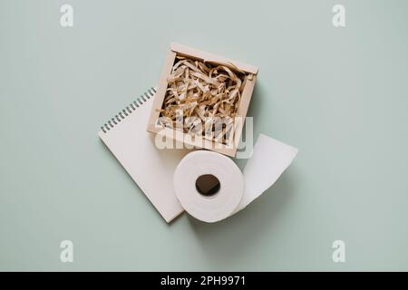 Downcycling recycling concept with different products of paper industry ...