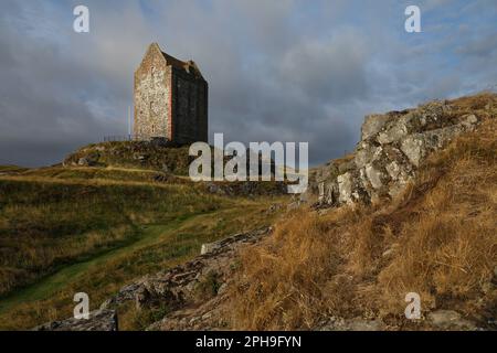 Smailholm Tower one of the best preserved pele towers in the Scottish ...