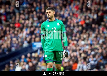 Demetris Demetriou, playing as goalkeeper for the Cypriot National ...