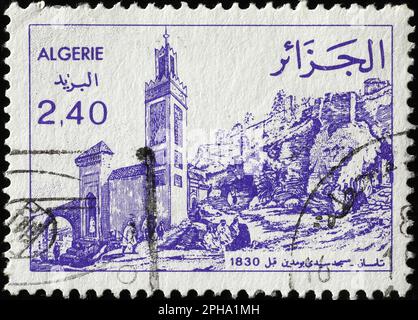Algeria postage stamp Stock Photo - Alamy