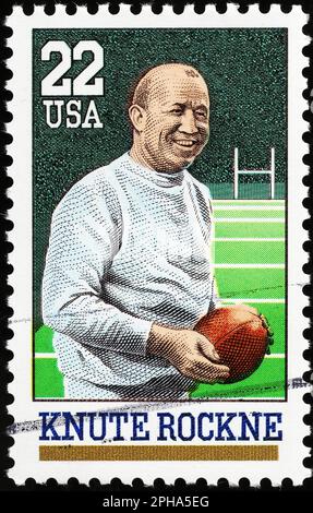 Portrait of Knute Rockne Stock Photo - Alamy