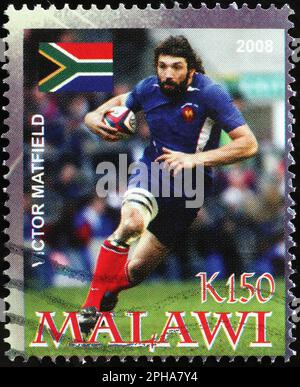 South African former professional rugby player Bryan Habana on postage ...