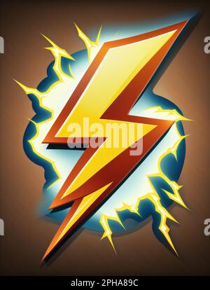 A fresh lightning design Stock Photo - Alamy