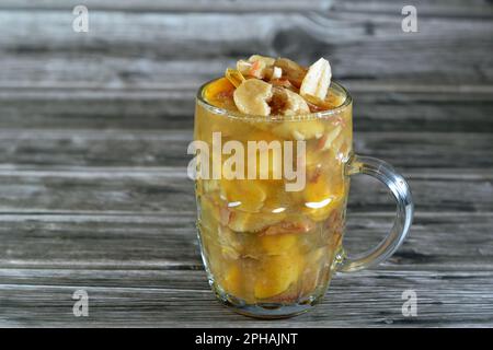 Dried fruits compote, Traditional Khoshaf kushaf dates compote that is ...
