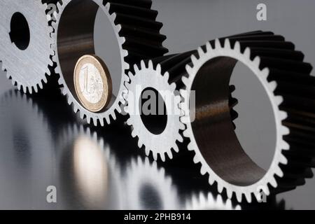Zahnräder - Getriebeteile mit Euro, Gears - transmission parts with ...
