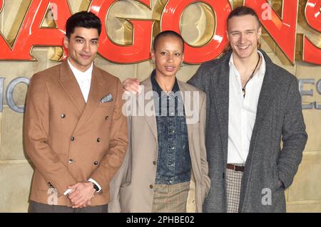 London, U.K. 23 March 2023.Trevor Kaneswaran, Jeanne Nicole Ní Áinle ...