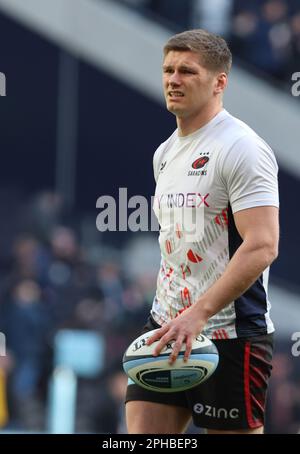 Saracens' Owen Farrell before the Gallagher Premiership match at the ...