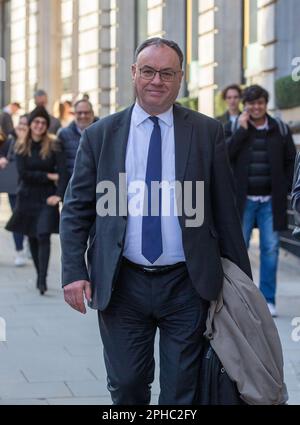 EDITORIAL USE ONLY The Governor of the Bank of England Andrew Bailey ...