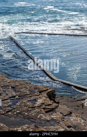 The Trinkie an outside swimming pool near Wick, Caithness, Scotland ...