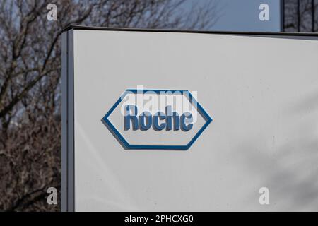 Indianapolis - Circa March 2023: Roche Diagnostics U.S. Headquarters ...