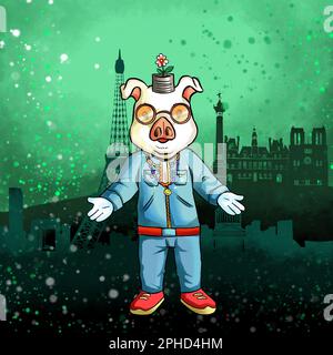 Greedy Pigs are blind to the world around them and only care about ...