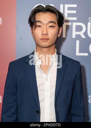 Phinehas Yoon attends the premiere of "One True Loves" at The Whitby ...