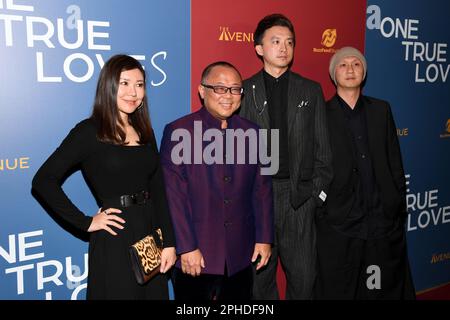 Vanessa Guo, Chang Tseng, Calvin Wu, Aaron Yu attend premiere of One True Loves in The Whitby ...