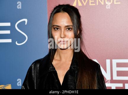Cindy Bru attends the premiere of "One True Loves" at The Whitby Hotel ...