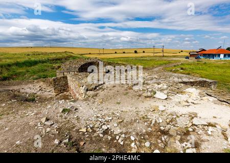 The Halmyris Ruins of the Roman Empire at Tulcea in Romania Stock Photo ...