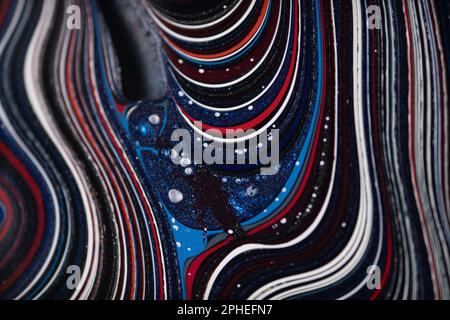 Surface of colorful fordite Stock Photo - Alamy