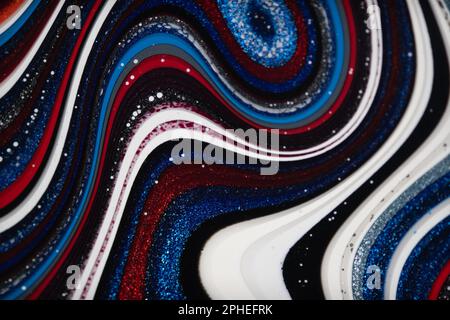 Surface of colorful fordite Stock Photo - Alamy