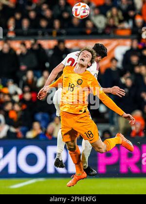 ROTTERDAM - Graeme Torrilla of Gibraltar during the UEFA European ...