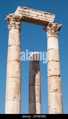 Columns, Capitals and Lintel, Remains of the Temple of Hercules, The ...
