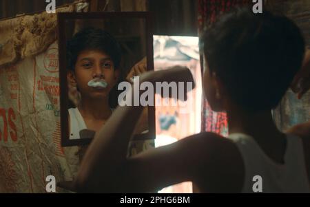 OM BENDKHALE in AATMAPAMPHLET (2023), directed by ASHISH BENDE. Credit ...
