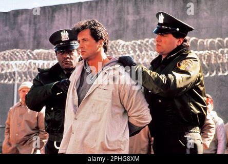 SYLVESTER STALLONE in LOCK UP (1989), directed by JOHN FLYNN. Copyright ...