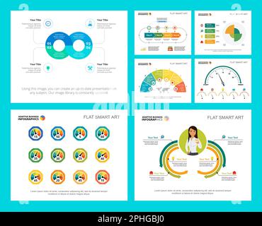 Colorful promotion or training concept infographic charts set Stock ...