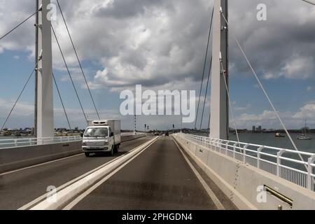Bridge St. Maarten, Eastern Caribbean Stock Photo - Alamy