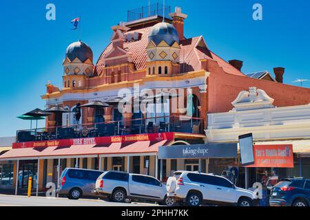 The opulent York Hotel in Hannan Street in Kalgoorlie, Western ...