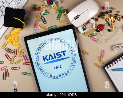 In this photo illustration, KAIST - Korea Advanced Institute of Science ...