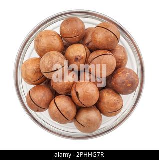 macadamia nut path isolated on white Stock Photo - Alamy