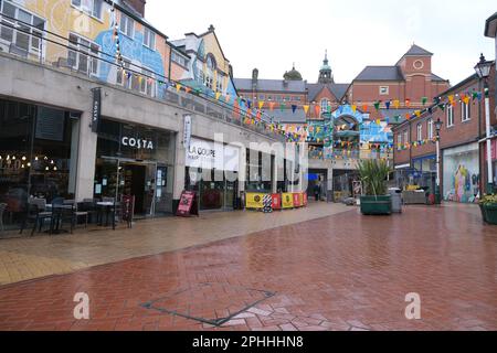 Sheffield City Centre Orchard Square Stock Photo - Alamy