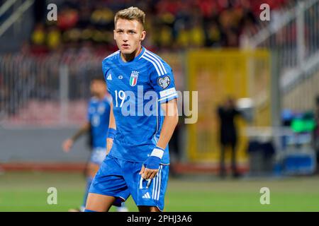 Mateo Retegui player of Italy, during the qualifying match for Euro ...