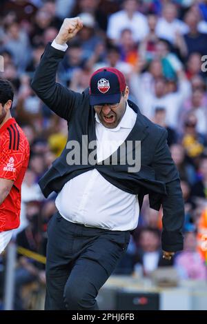 BARCELONA - MAR 26: Gerard Romero (journalist and streamer) in action ...