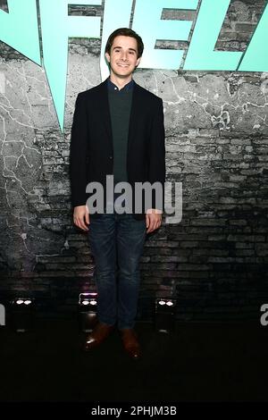 Jacob Kaplan attends the "Renfield" premiere at the Museum of Modern Art on Tuesday, March 28 ...