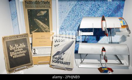 Feucht, Germany. 09th Mar, 2023. The book "Rocket to Planetary Spaces ...