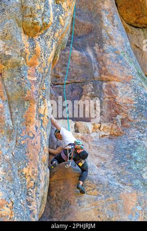 Climbing at Mt Arapiles Stock Photo - Alamy