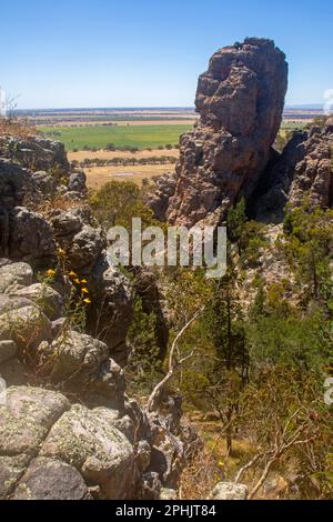 The Pharos pinnacle on Mt Arapiles Stock Photo - Alamy