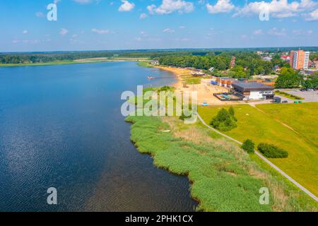 Aerial view of Tamula beach at Võru in Estonia Stock Photo - Alamy