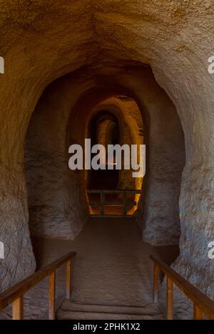 Piusa caves museum in Estonia Stock Photo - Alamy