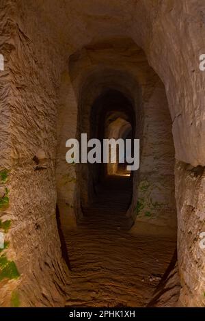 Piusa caves museum in Estonia Stock Photo - Alamy
