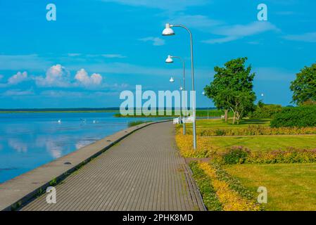 Seaside promenade at Estonian town Haapsalu Stock Photo - Alamy