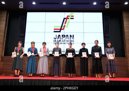 Yukari Abe, MARCH 29, 2023 - Marathon : Japan Marathon Championship Series Award In Tokyo, Japan ...