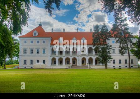 View of Birzai Castle in Lithuania Stock Photo - Alamy