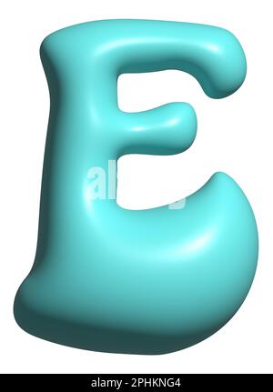 Blue balloon letter R capital, 3D alphabet display font Stock Photo - Alamy