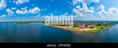 Aerial view of Tamula beach at Võru in Estonia Stock Photo - Alamy