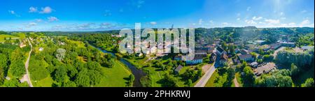 Cityscape of Latvian town Sabile Stock Photo - Alamy
