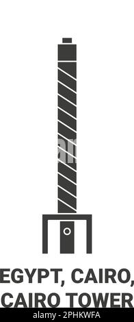 Egypt, Giza, Great , Mosque travel landmark vector illustration Stock ...