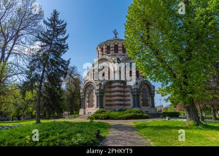 Chapel-mausoleum St. George the Victorious at Pleven, Bulgaria Stock ...