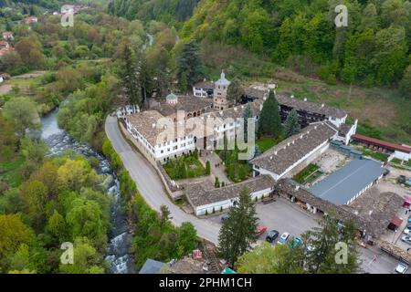 Aerial view of Troyan monastery in Bulgaria Stock Photo - Alamy